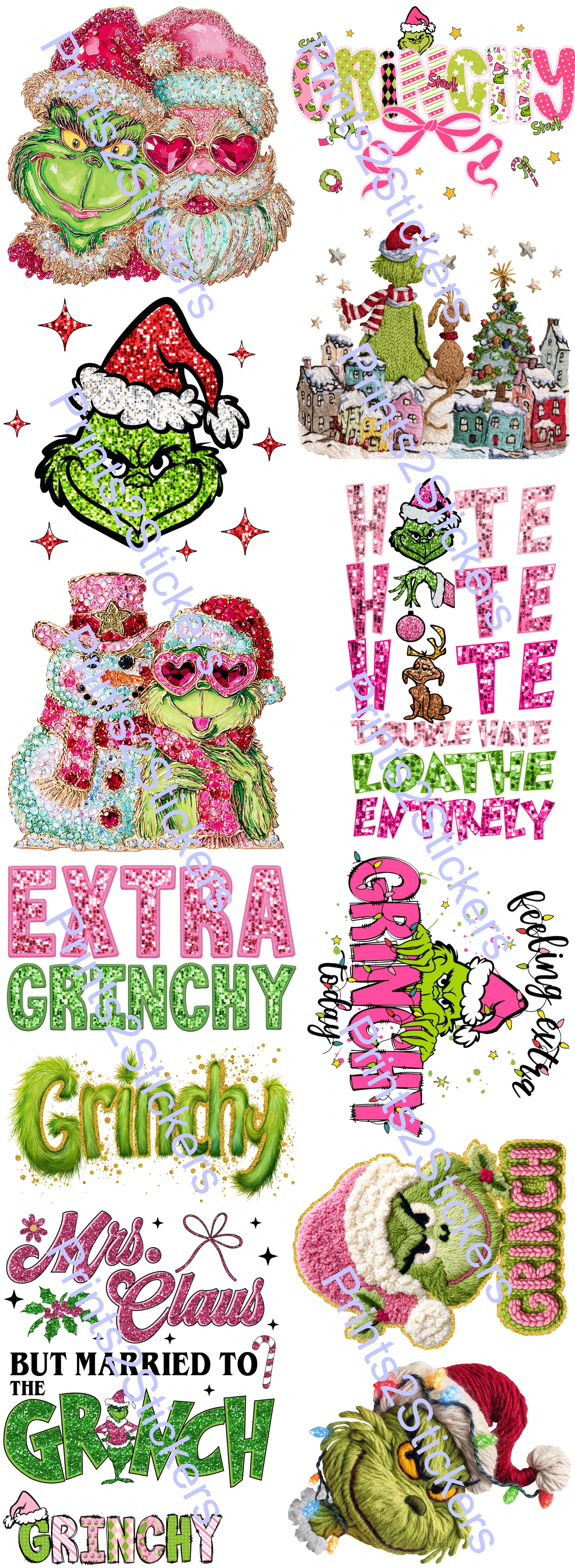 Grinch Gang sheet